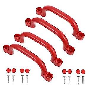 1 Set/4pcs Plastic Handle Outdoor Swings for Kids Outdoor Play Houses Grab Handles Grips Swing Safety Handle Hand Grips for Playset Safety Handle Parts Holder Jungle