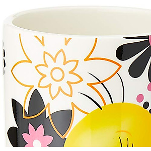 Spoontiques - Ceramic Travel Mugs - Tweety Cup - Hot or Cold Beverages - Gift for Coffee Lovers