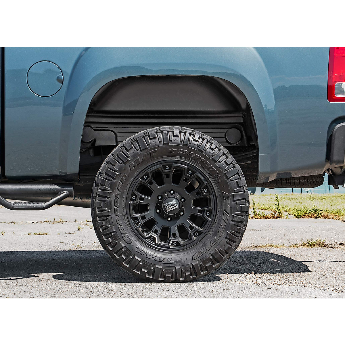 Rough Country Rear Wheel Well Liners for 1999-2006 Chevy Silverado - 4299 Black
