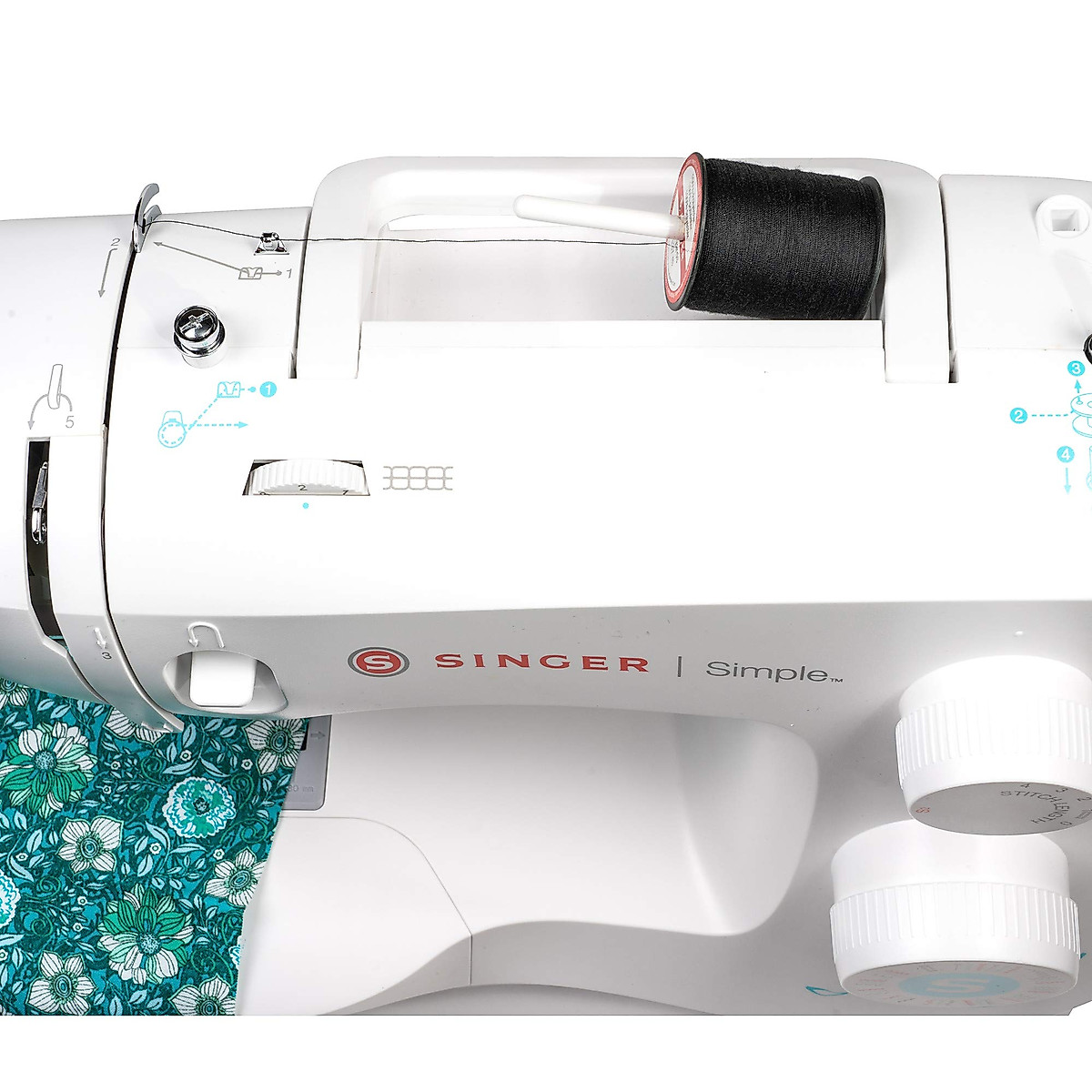 SINGER60110All Purpose Polyester Thread, 150 yards, Black