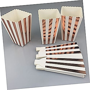 Snack Containers 24pcs Popcorn Boxes Party Paper Box Popcorn Holder Bags Popcorn Party Paper Supplies Mini Popcorn Boxes Box of Paper Birthday Party Paper Supplies Container