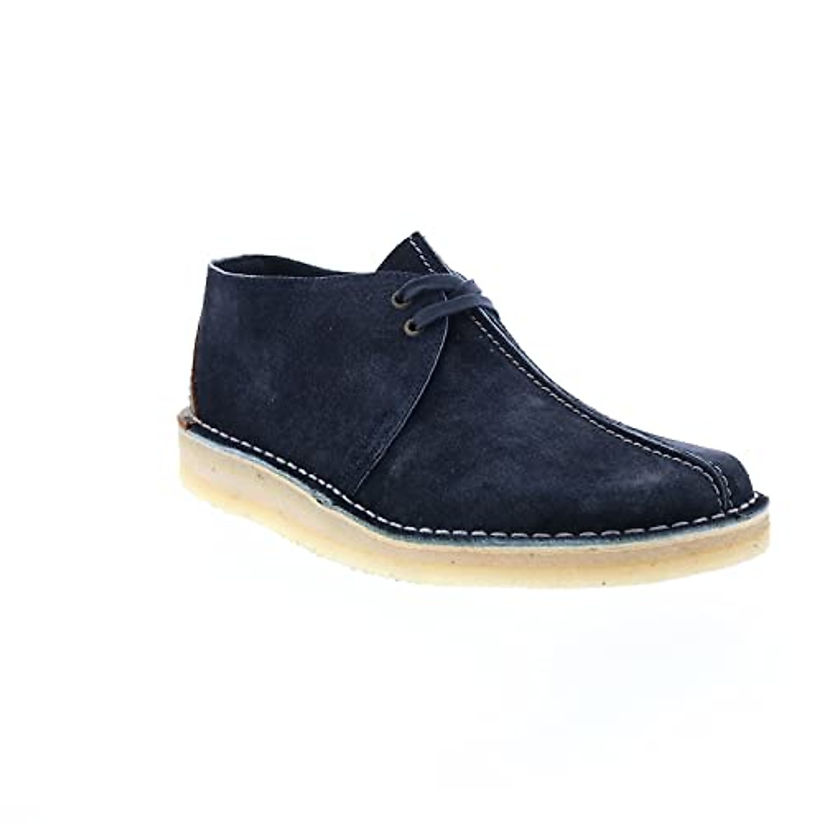 MEN’S CLARKS ORIGINAL DESERT TREK “MADE IN PORTUGAL, INK HAIRY SUEDE, 7.5