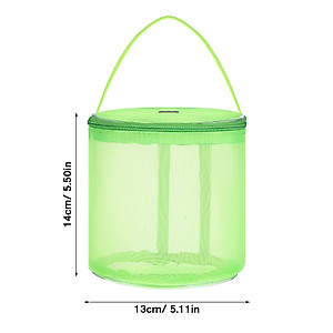 Operitacx 2 Pcs DIY Wool Storage Bag Yarn Bucket Wool Holder Bag Knit Wrist Bag Yarn Storage Tote Knitting Bag Yarn Storage Yarn Bowl Knitting Tote Bag Yarn Basket Grid Crochet Backpack