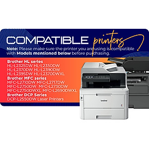 Smart Printink TN660 Toner Cartridge Replacement for Brother TN660 TN-660 TN 660 TN630 Compatible with HL-L2300D HL-L2380DW HL-L2320D DCP-L2540DW MFC-L2700DW MFC-L2685DW Printer (2 Black)