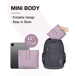 BAGSMART Foldable Travel Duffle Bag, 30.6L Large Carry On Tote Bag Gym Sports Bag for Women, Weekender Overnight Bag for Travel Essentials & Daily Necessities(Dark Purple)