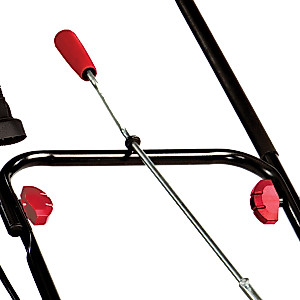 Snow Joe SJM988-RM Electric Snow Thrower with Light, Red/Black