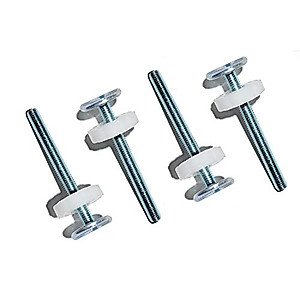 4 Pack Pressure Gates Threaded Spindle Rods M10 (10 mm),Baby Gates Accessory Screw Bolts Kit Fit for Baby and Pet Safety Gates Pressure Mounted Gates Guard