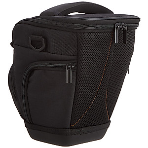 Amazon Basics Holster Camera Case for DSLR Cameras - 6.9 x 6.3 x 9 Inches, Solid, Black