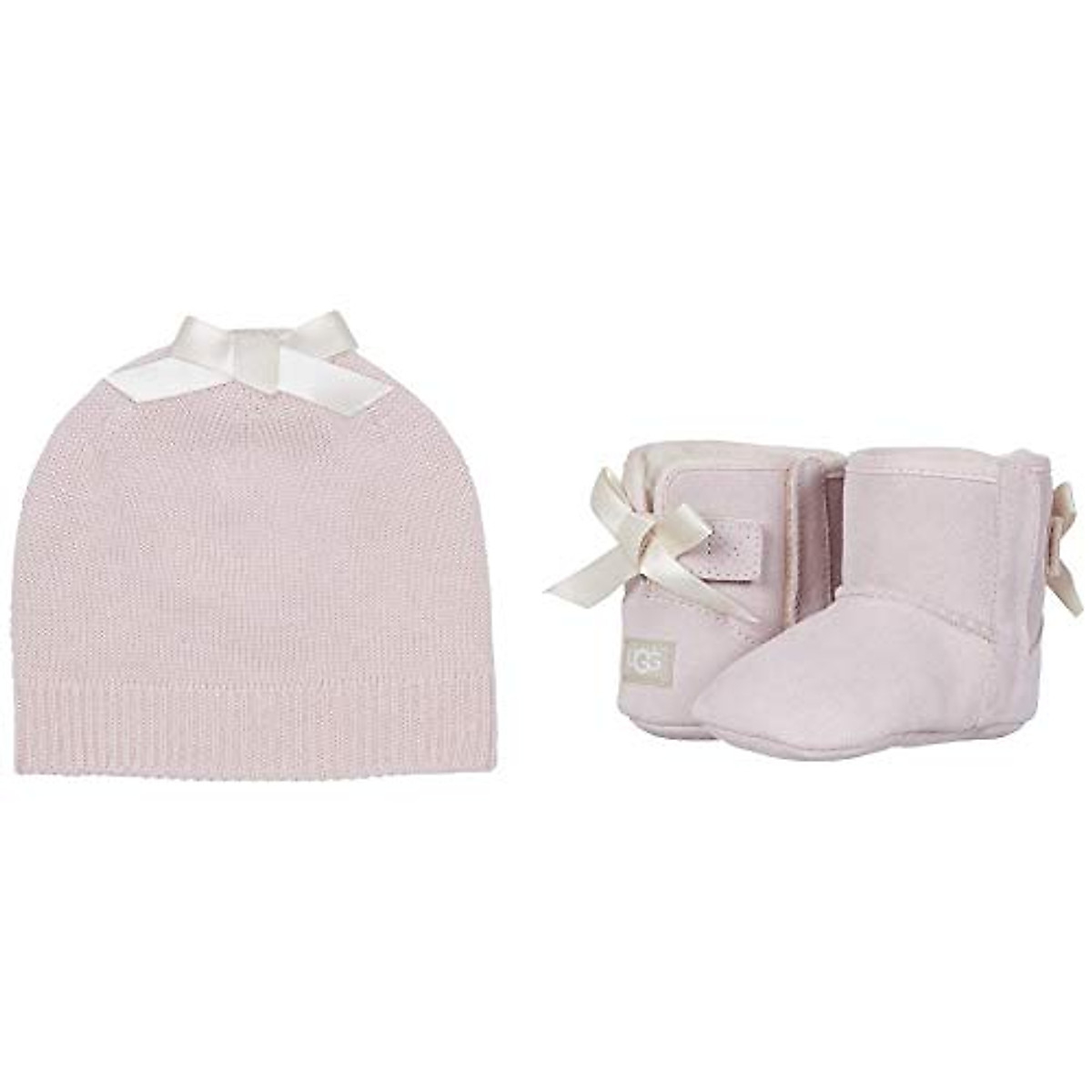 UGG unisex baby Jesse Bow Ii and Beanie Boot, Pink, 1 Infant US