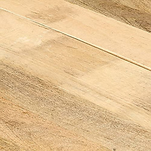 Tidyard Dining Table 47.2 x 23.6 x 29.9 Inch Solid Mango Wood Wooden Dinner Table for Kitchen, Bistro, Home Furniture