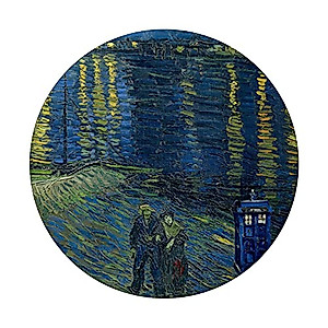 Starry Night Over the Rhone Doctor Visit PopSockets Swappable PopGrip