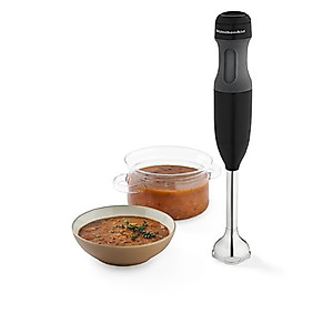 KitchenAid KHB1231OB 2-Speed Hand Blender, Onyx Black