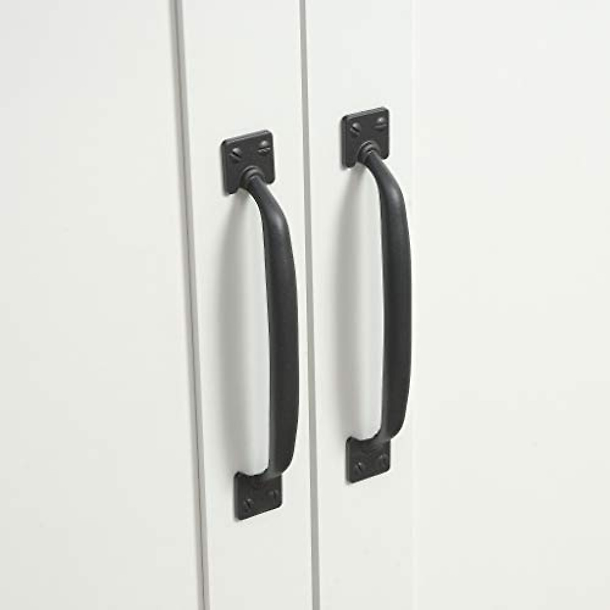 Sauder Miscellaneous Craft Cart, L: 39.29" x W: 19.49" x H: 28.54", Soft White finish