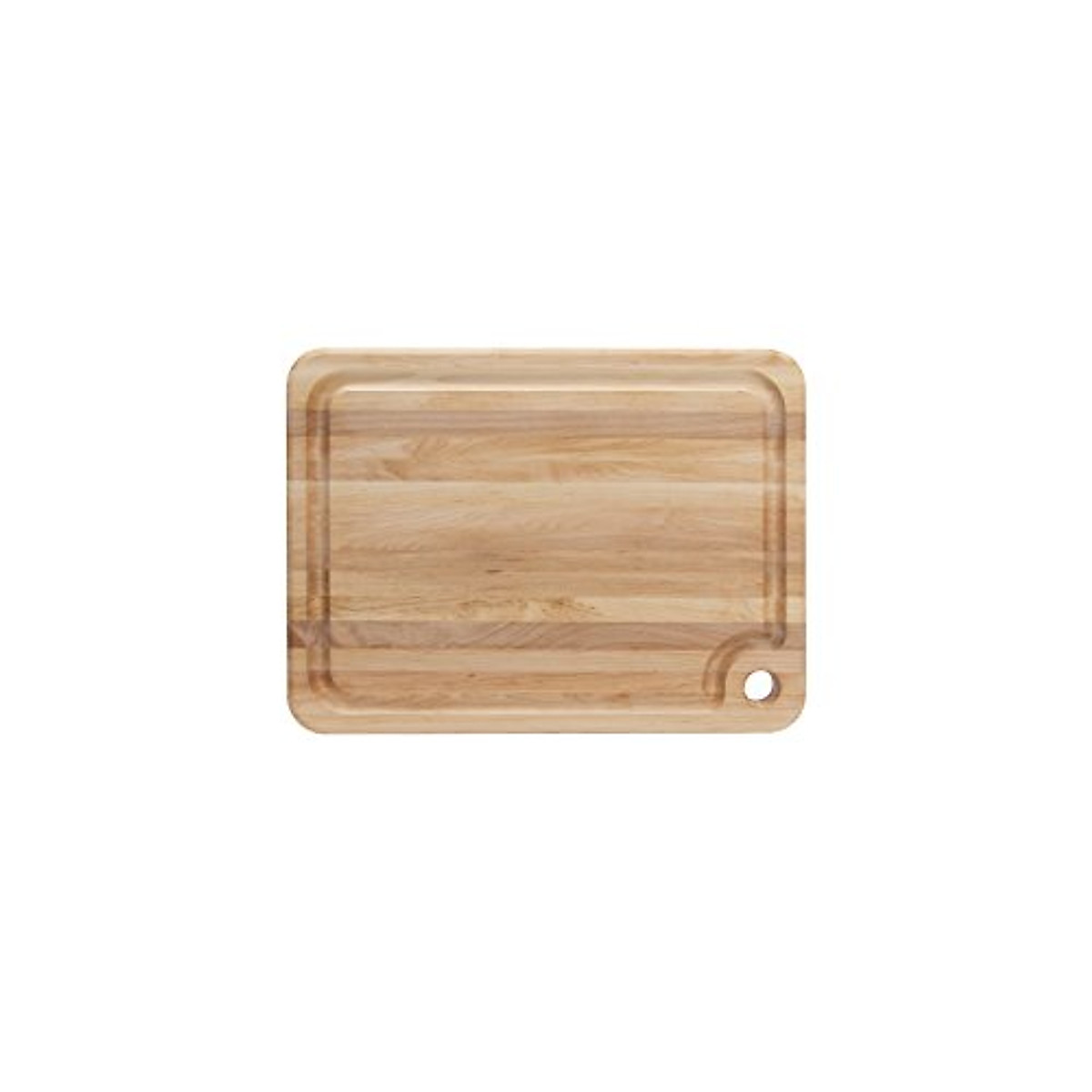 John Boos Block MPL1812125-FH-GRV Prestige Maple Wood Edge Grain Reversible Cutting Board with Juice Groove, 18 Inches x 12 Inches x 1.25 Inches