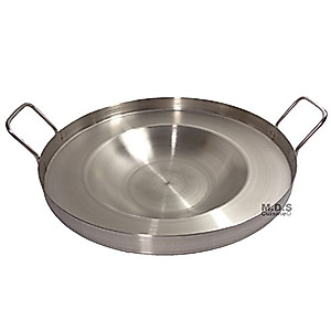 16" Inch Comal Stainless Steel Concave Frying Gas Stove Outdoors Heavy Duty Acero