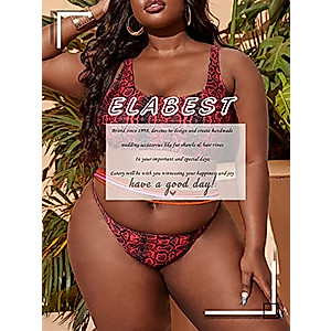 ELABEST 50inch Plus Size African Waist Beads Belly Chain Non-Stretching Tie-on Bead Jewelry Accessories for Women and Girls (5) (#18)