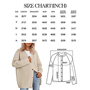 LILLUSORY Women Oversized Cardigan Sweater Fall Outfits Cloth Fashion V Neck Knit Button Front Casual Trendy Tops Black X-Small