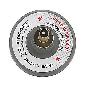 Zerone Valve Lapping Tool Attachment with 5 Suction Plates 1000rpm to 1250rpm Universal for Grinding Small Engine Kit Lapper Car Repair Kit Professional Rugged Metal Rubber High Strength Attachment