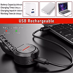 Upgraded in 2023-Electric Bike Horn with 4 Unique Ring Tones- Adjustable 80-130DB, USB Rechargeable, Waterproof Bicycle Accessories for Adults and Kids - Mountain Bike Bells Whistle