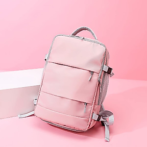 Travel Backpack Purse for Women, Duffel bag Waterproof Carry On Backpack Hiking Backpack (1_3 Pink)