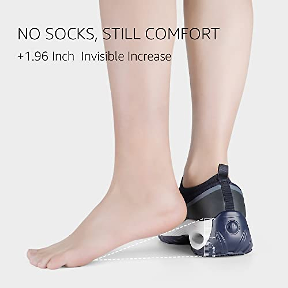 STQ Walking Shoes for Women Lightweight Slip on Comfort Sneakers with Arch Support Navy US 6