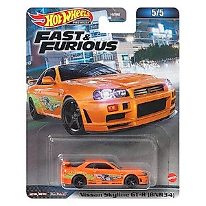 Hot Wheels 2023 Fast & Furious Premium Diecast Car Complete Set of 5 Vehicles from HNW46-956A Release