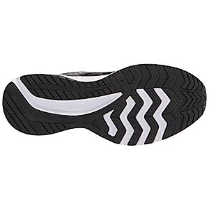 Saucony Men's Core Cohesion 14 Road Running Shoe, Black/White, 11.5 Wide