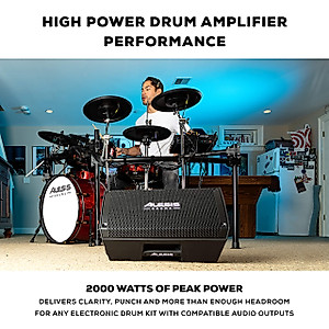 Alesis Drums Debut Kit & Strike Amp 8 Bundle - Kids Drum Set With 4 Mesh Electric Drum Set Pads, 120 Sounds and 2000W Drum Amplifier