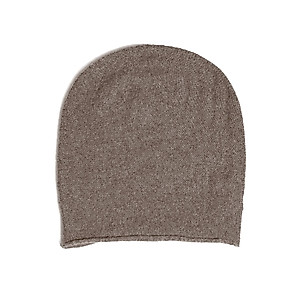 Fishers Finery Men's 100% Pure Cashmere Slouchy Beanie (Cappuccino)
