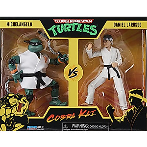 Teenage Mutant Ninja Turtles vs. Cobra Kai Mikey vs. Daniel LaRusso 2 Pack