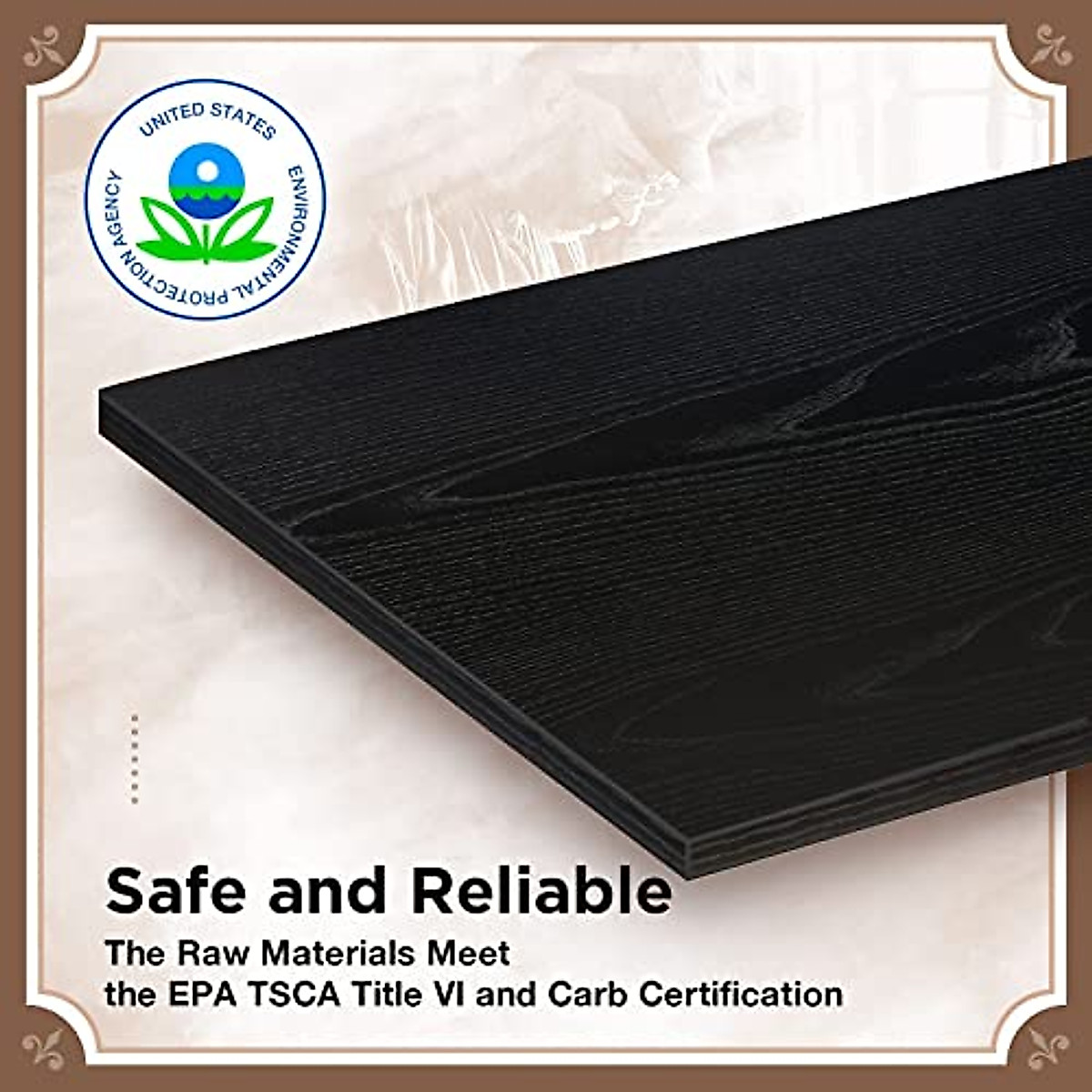 Rolanstar Bookshelf with Drawer,9 Shelf Tree Bookshelf,Retro Bookcase,Wooden Storage Rack for CDs/Movies/Books, Utility Organizer Shelves for Bedroom, Living Room, Home Office