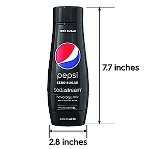 SodaStream® Pepsi® Zero Sugar Beverage Mix (440ml, Pack of 4)