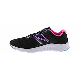 New Balance Women's DRFT V1 Running Shoe, Black/Peony/Team Carolina, 9.5 Wide
