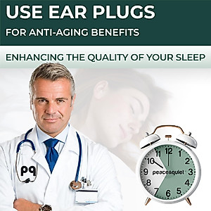 PQ Wax Ear Plugs for Sleeping, Swimming - 50 Noise Cancelling Silicone Gel Wax Earplugs, Ear Protection for Sleep and Swim, Soft Wax Pillows with Sound Blocking Level 32Db, (50 Pillows), Color: White