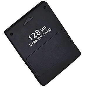 TPFOON 2pcs Pack 128MB High Speed Game Memory Card Compatible with Playstation 2 PS2