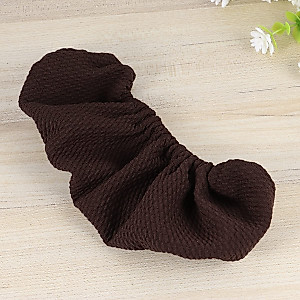 Gatuida Office Supplies 2Pcs Office Chair Armrest Covers,Armrest Slipcover Pads,Thickened Office Computer Chair Armrest Covers, Elastic Band Chair Arm Rest Sleeves (Coffee) Arm Rest Slipcovers