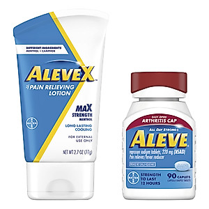 Aleve X Lotion 2.7oz and Caplet 90ct, 1 ea