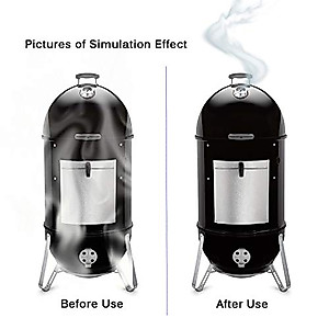 Onlyfire BBQ High Heat Gasket Replacement with Adhesive Fits for BBQ Smoker