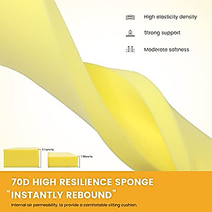 ROFIELTY Custom Size Bench Cushion Patio Bench Seating Cushion Indoor Bench Cushion Outdoor/Indoor Bench/Swing Cushion Porch Swing Cushion Bench Pads (Dark Brown,31.4x11.8x3.14in)