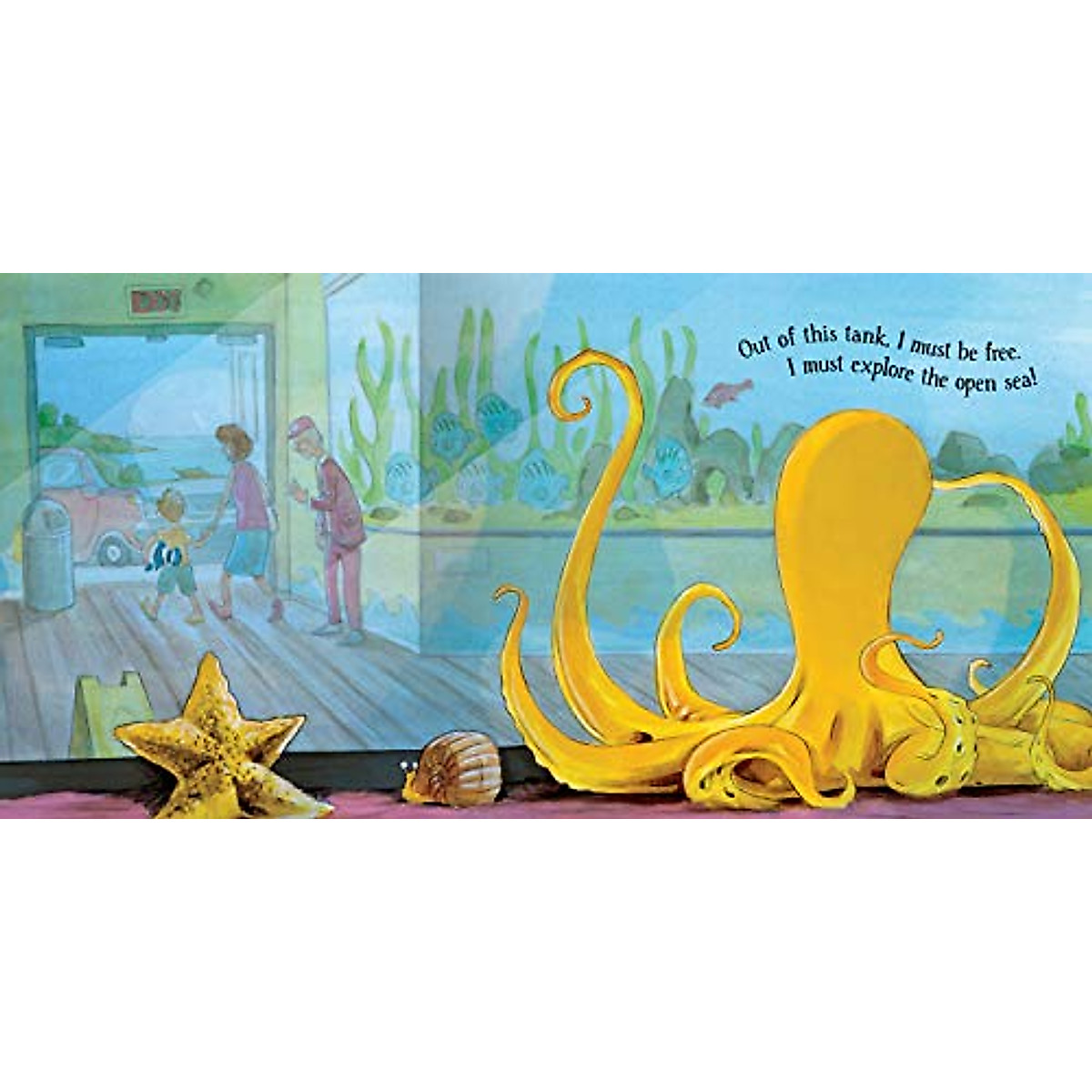 Inky the Octopus: The Official Story of One Brave Octopus' Daring Escape (Includes Marine Biology Facts for Fun Early Learning!)