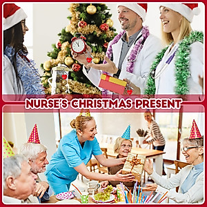 Yinkin 24 Pcs Nurse Keychain Nurse Party Favors Nurse Week Gifts Nurses Appreciation Gifts for Women(Red Heart)