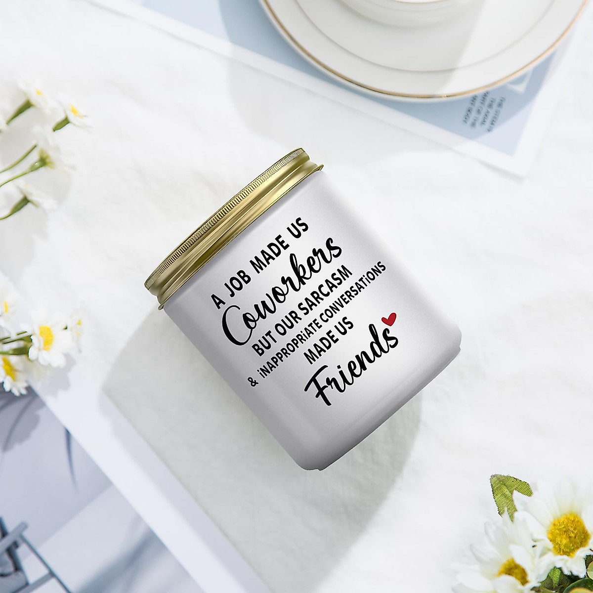 Jonico Gifts for Coworkers - Christmas Gifts for Coworkers, Cool Coworker Gifts for Women, Retirement Gift for Women, Lavender Candle