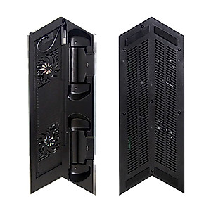 OSTENT Multifunctional Hub USB Cooling Fan Charger Stand for PS4 Console and Controller - Color White