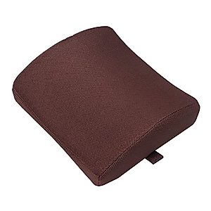 Lumbar Pillow for Car Back Support Pillow Back Cushion Car Lumbar Back Pillow Waist Protection Cushion Car Cushion Slow Pillow Support Pad Lumbar Support Sponge Office Black/1301 ( Color : Coffee , Si