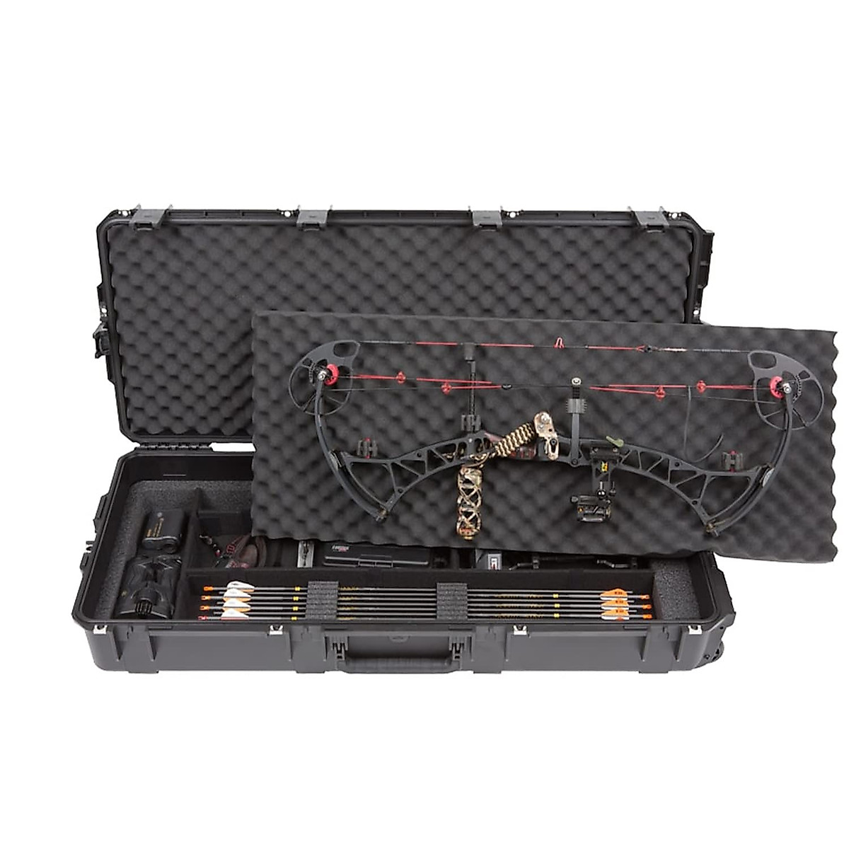 SKB Cases iSeries Portable Heavy Duty Double Rifle or Parallel Limb Bow Carrying Large Case