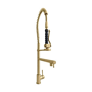ZLINE Autograph Edition Van Gogh Kitchen Faucet in Champagne Bronze (VNG-KF-CB)