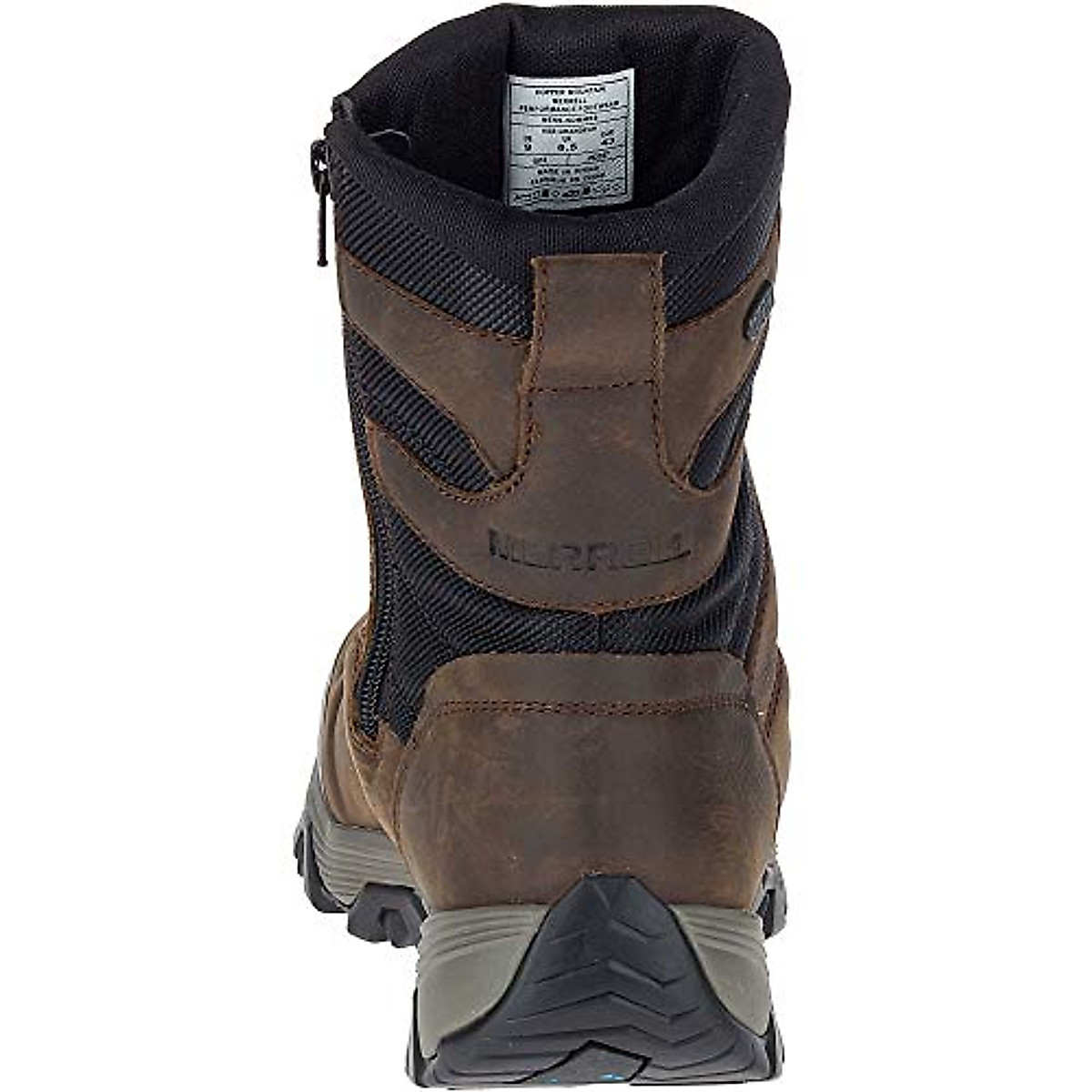 Merrell Men's COLDPACK ICE+ 8" Zip Polar Waterproof Snow Boot, Copper Mountain, 12 M US