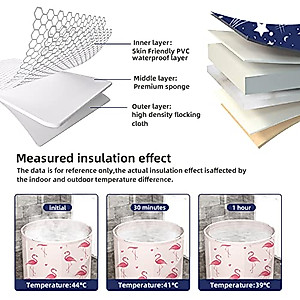 Essbhach Foldable Bathtub, Separate Family Bathroom SPA Tub, Soaking Standing Bath Tub for Shower Stall, Efficient maintenance of temperature, Ideal for Hot bath ice bath