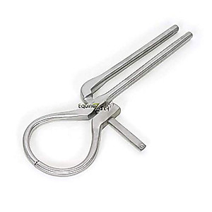 Equinez Tools Adjustable Hoof Tester Veterinary Surgical Instruments S,Steel, Farrier Horse