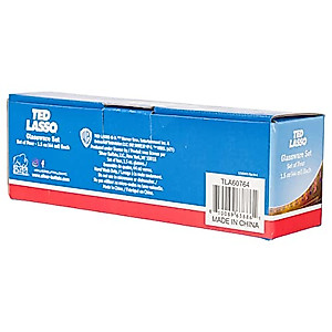 Silver Buffalo Ted Lasso Quotes 4-Pack Mini Glass Set, 1.5 Ounces, Multicolor